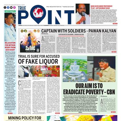True Point News- 18 Oct 2025 - Page 1 - True Point News
