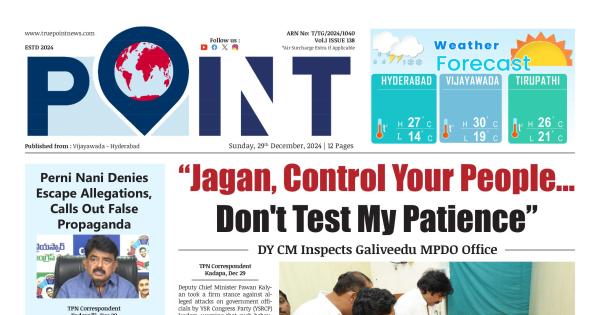 True Point News- 29 Dec 2024 - Page 1 - True Point News