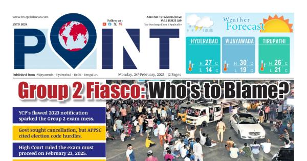 True Point News- 24 Feb 2025 - Page 1 - True Point News