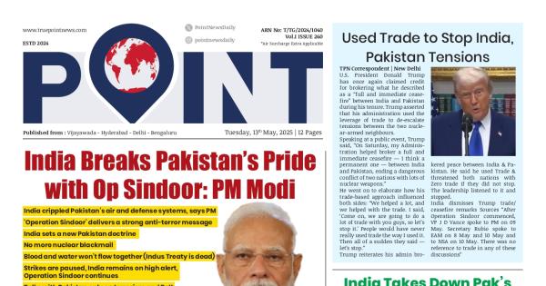 True Point News- 13 May 2025 - Page 1 - True Point News